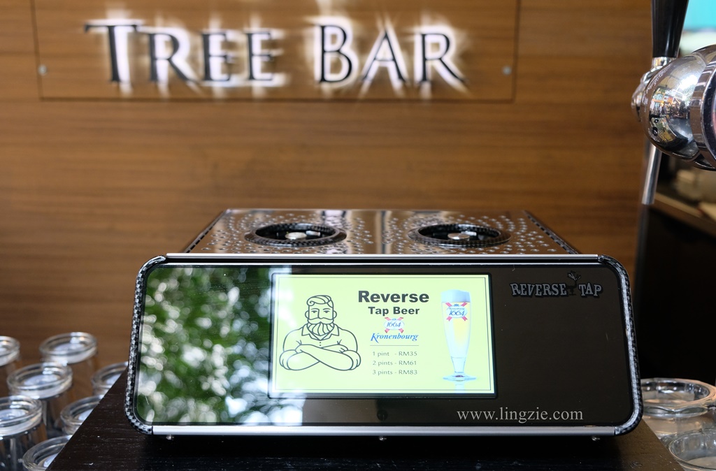Reverse Tap Beer @ Tree Bar, G Hotel Gurney | Lingzie's Food & Fashion